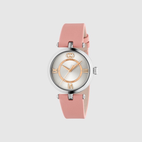 Model 2000 watch, 30mm in pink leather | GUCCI® US