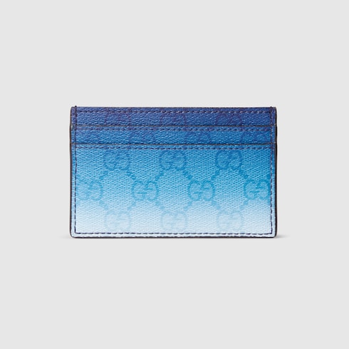 Gucci Chroma card case ingradient blue fabric | GUCCI® International