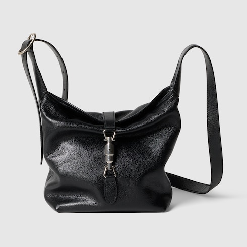 Mini bag in black leather | GUCCI® CA
