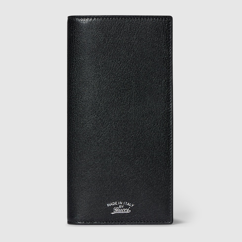 Lira long wallet in black leather | GUCCI® UK