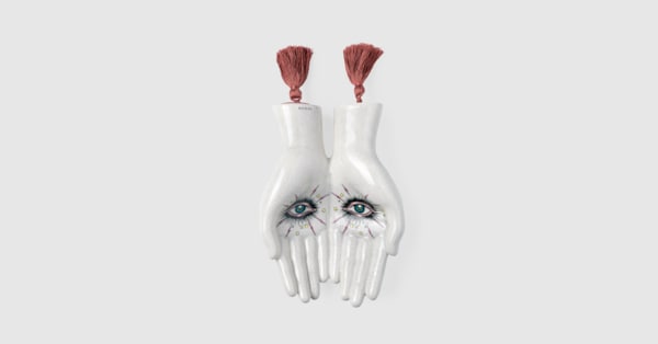 Star Eye Print Hand-shaped Trinket Tray | GUCCI® Australia