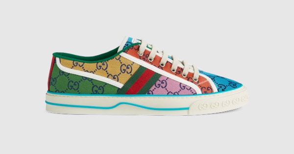 Gucci Men's Gucci Tennis 1977 GG Multicolor sneaker - 6636572UZ604275