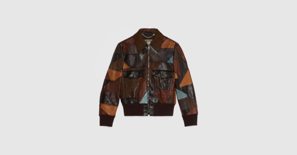 メンズ - メンズ レザーウェア - レザーボンバージャケット | GUCCI® JP