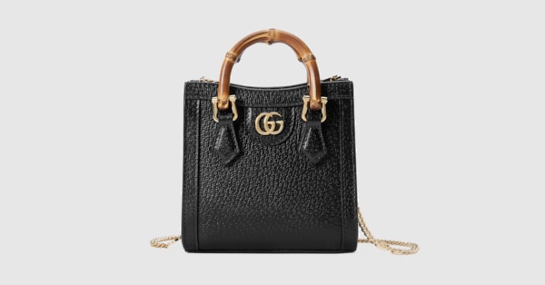 Gucci Diana nano bag in black leather | GUCCI® US