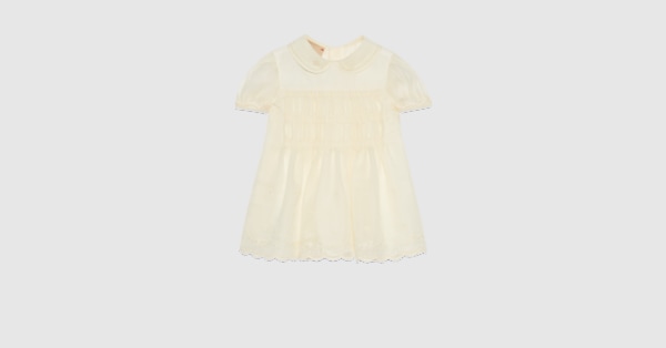 Peter Rabbit™ x Gucci dress in ivory | GUCCI® UK
