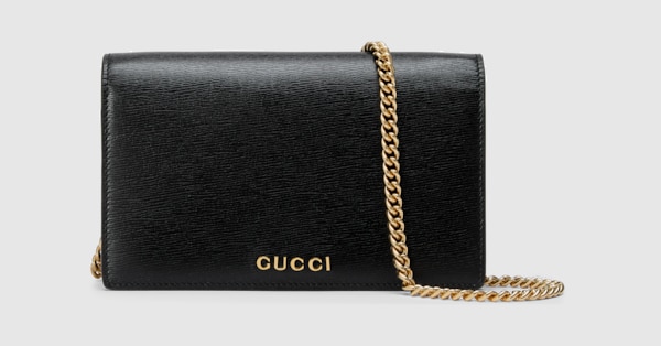 Designer Chain Wallets For Women - 1 | GUCCI® IE