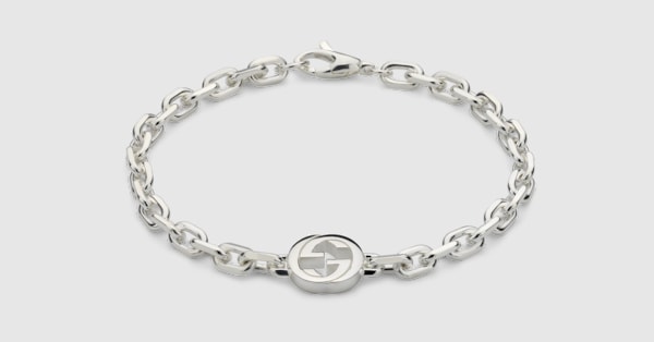 Men's Silver Jewellery | Silver Rings & Chains | GUCCI® AE