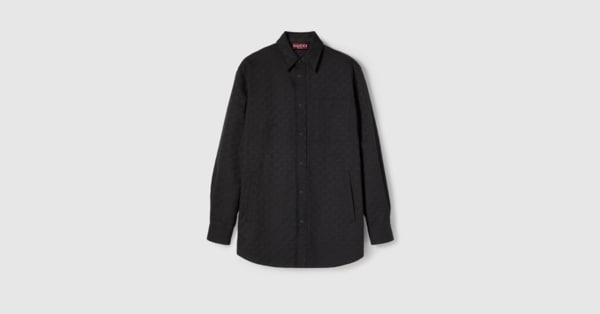GG canvas shirt in black | GUCCI® US GG canvas shirt in black | GUCCI® US