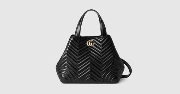 Gucci Betty medium tote bag in Black leather | GUCCI® US