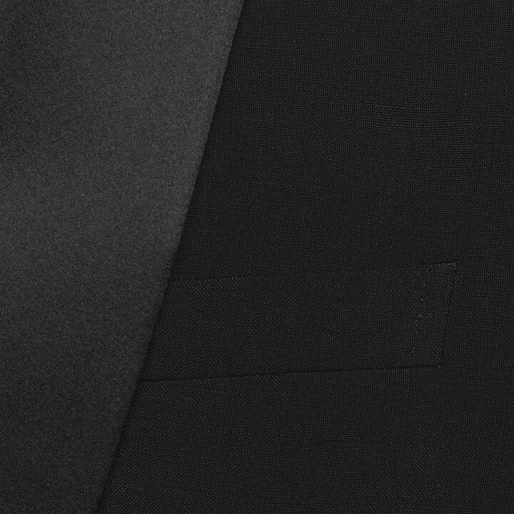 Slim fit wool suit in black | GUCCI® US