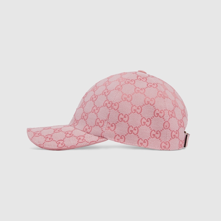 GG canvas baseball hat in pink | GUCCI® US