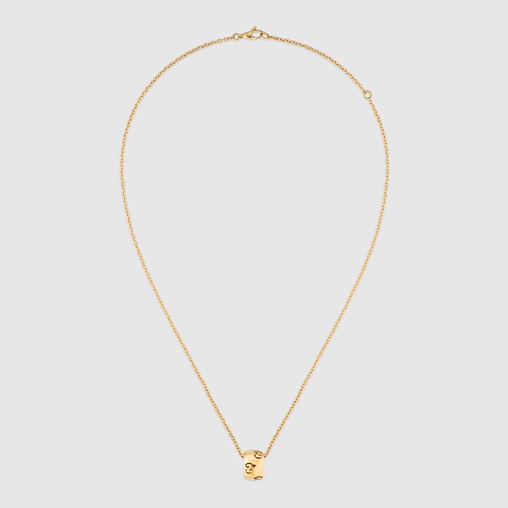 Icon 18k GG necklace in 18k yellow gold | GUCCI® US