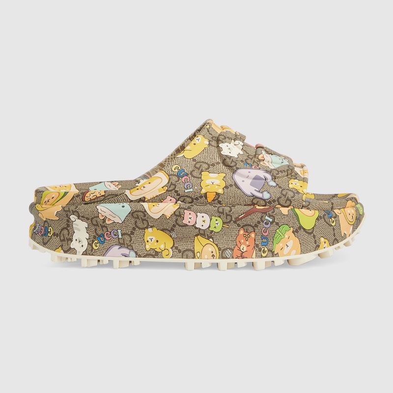 Gucci animal print rubber slide sandal | Mall of America®