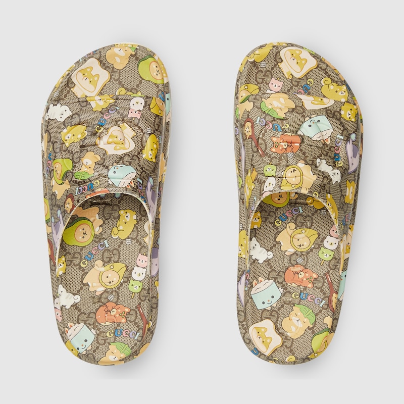 Gucci animal print rubber slide sandal | Mall of America®