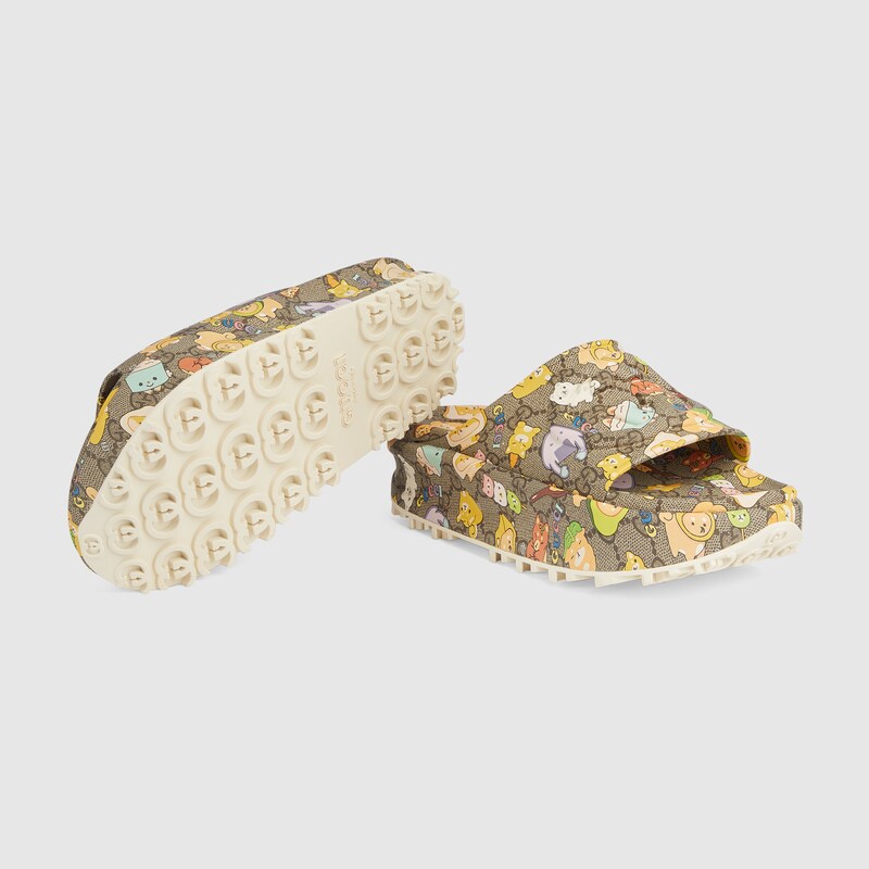 Gucci animal print rubber slide sandal | Mall of America®