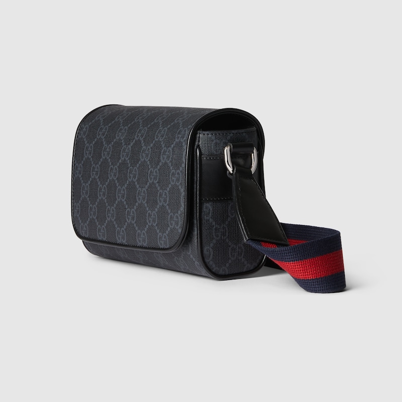 GG super mini bag in black GG Supreme canvas | GUCCI® Australia