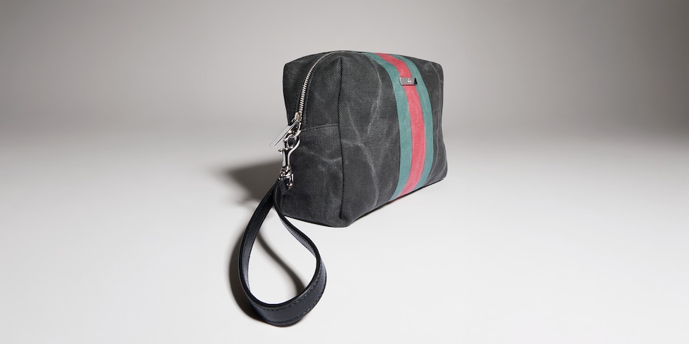 Positano small pouch in black canvas | GUCCI® US