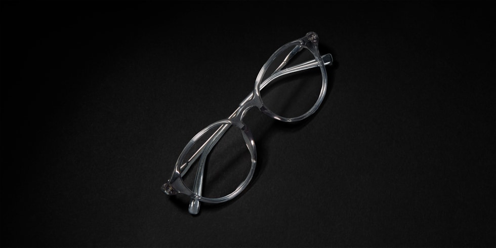 Round optical frame in grey acetate | GUCCI® US