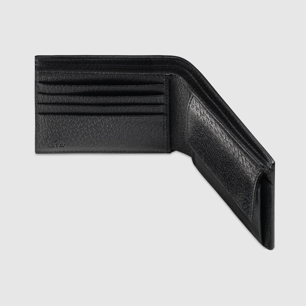 GG Marmont coin wallet in black leather | GUCCI® AU