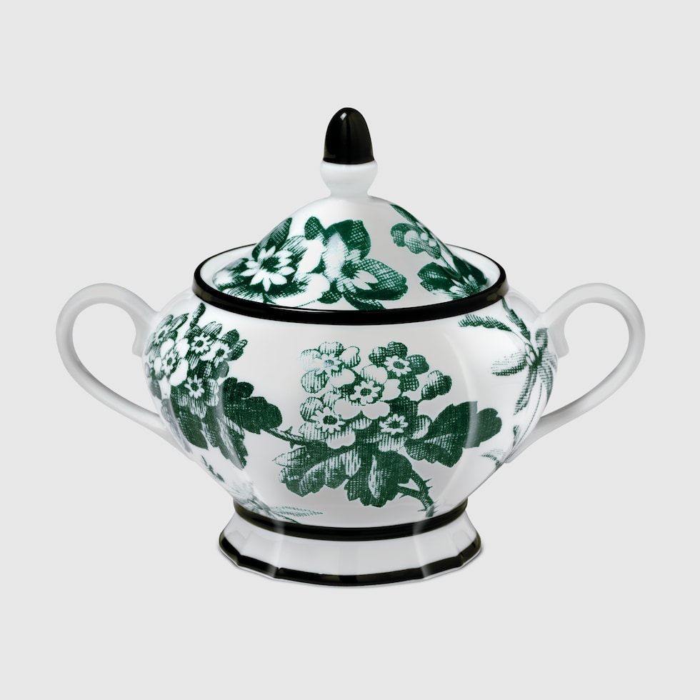 Green Herbarium Sugar Bowl | GUCCI® US