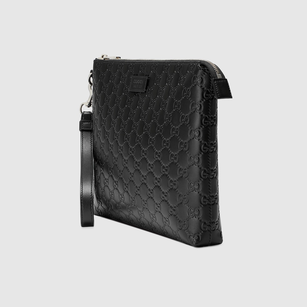 Gucci Signature soft men's bag in black Gucci Signature soft | GUCCI® 香港