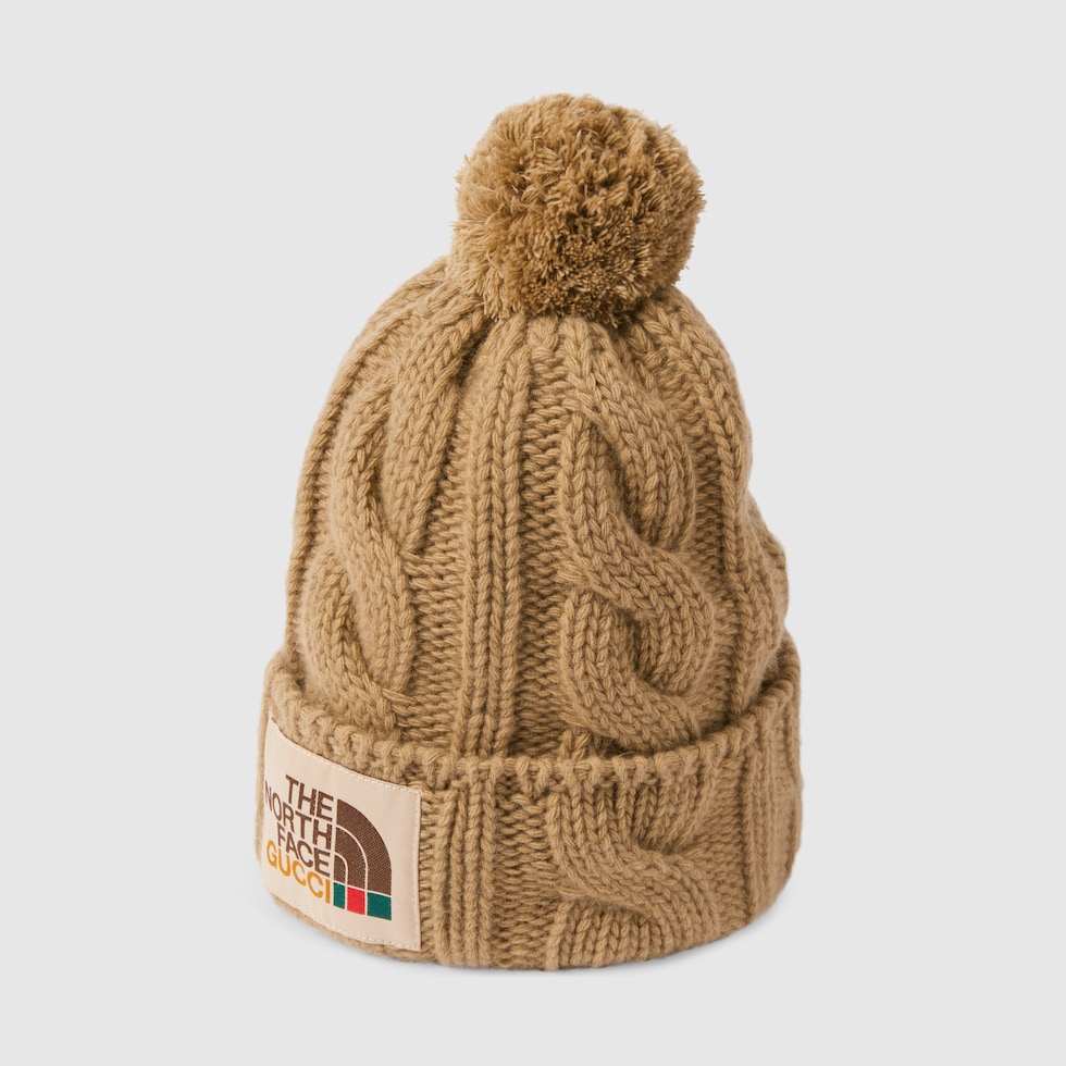The North Face X Gucci Wool Hat In Beige Gucci® 香港