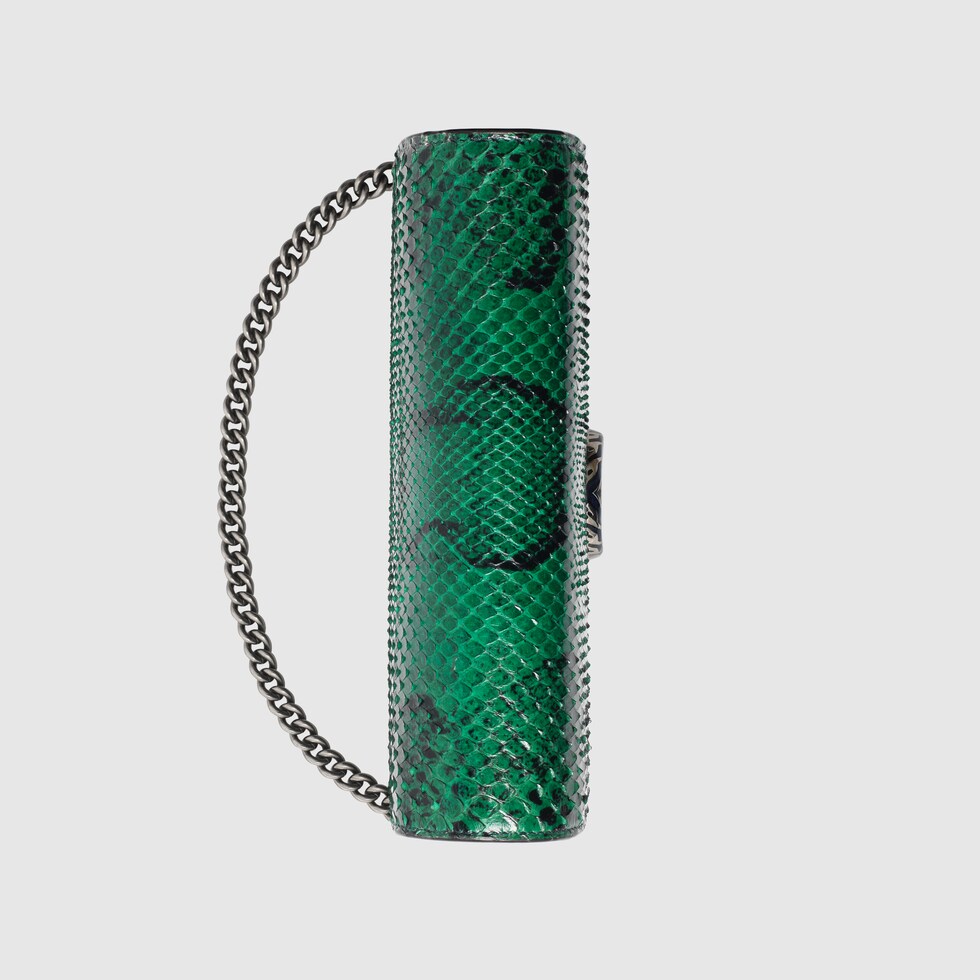 Dionysus python mini chain bag in emerald green | GUCCI® 香港