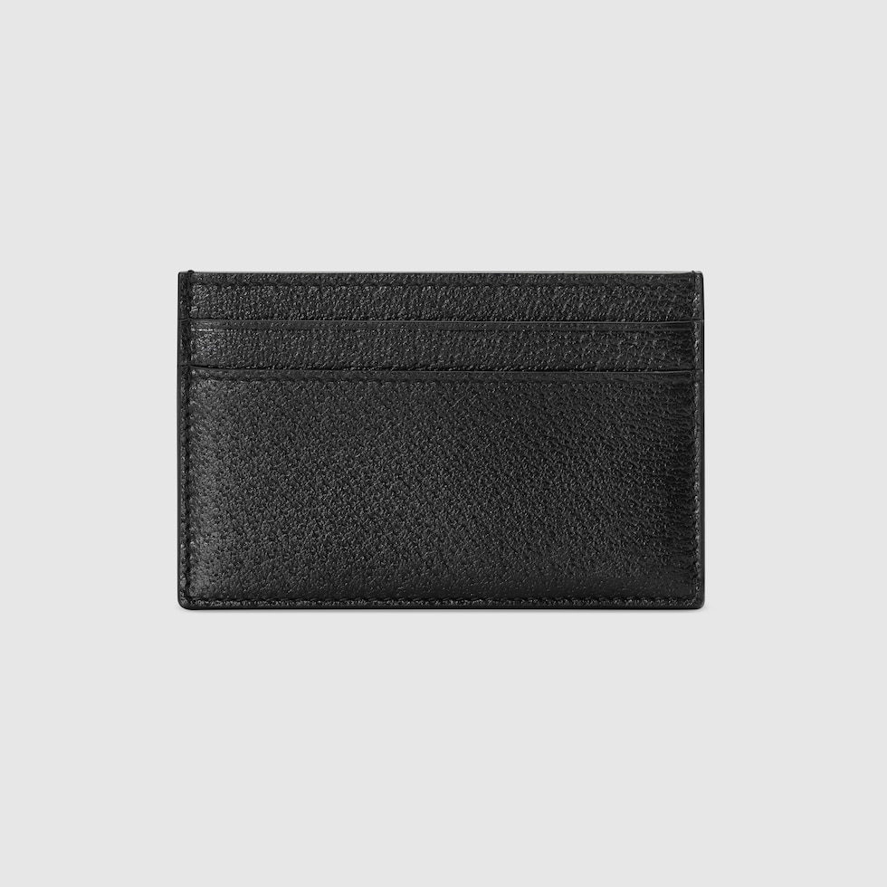 Tarjetero GG Marmont en piel negra | GUCCI® ES