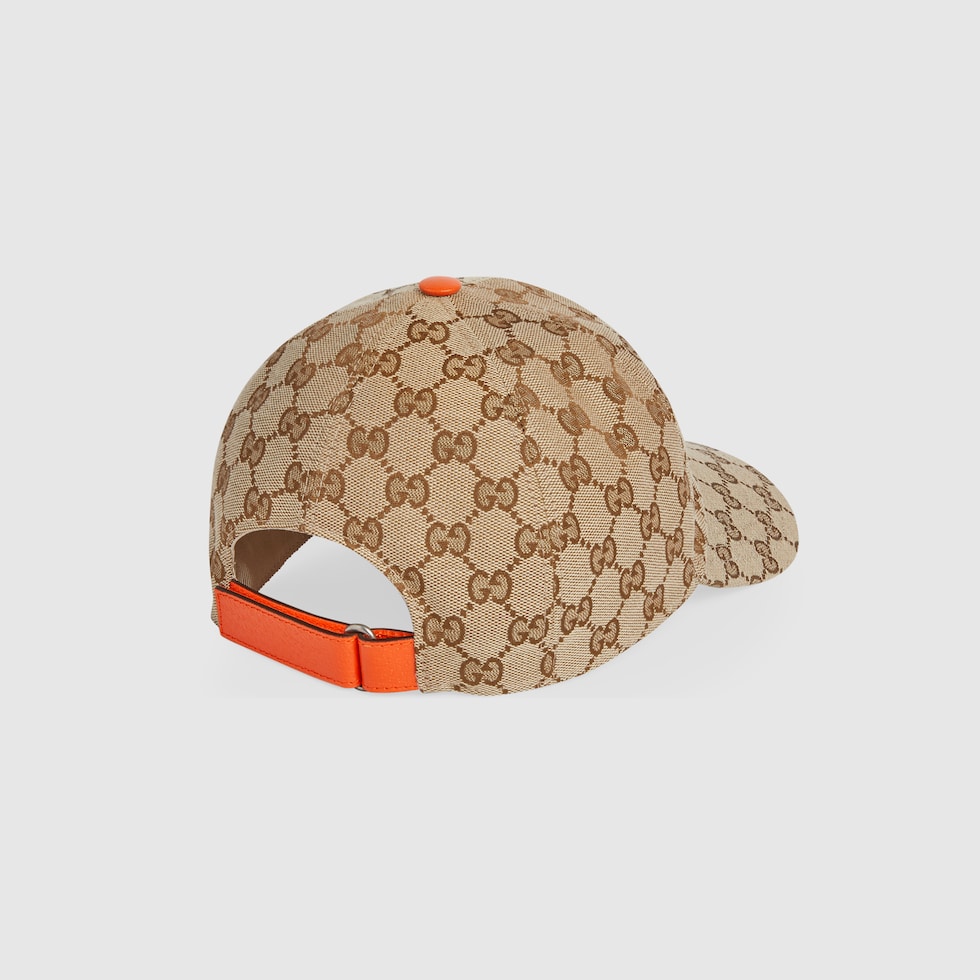 The North Face X Gucci Baseball Hat In Beige And Ebony Gucci® Bg