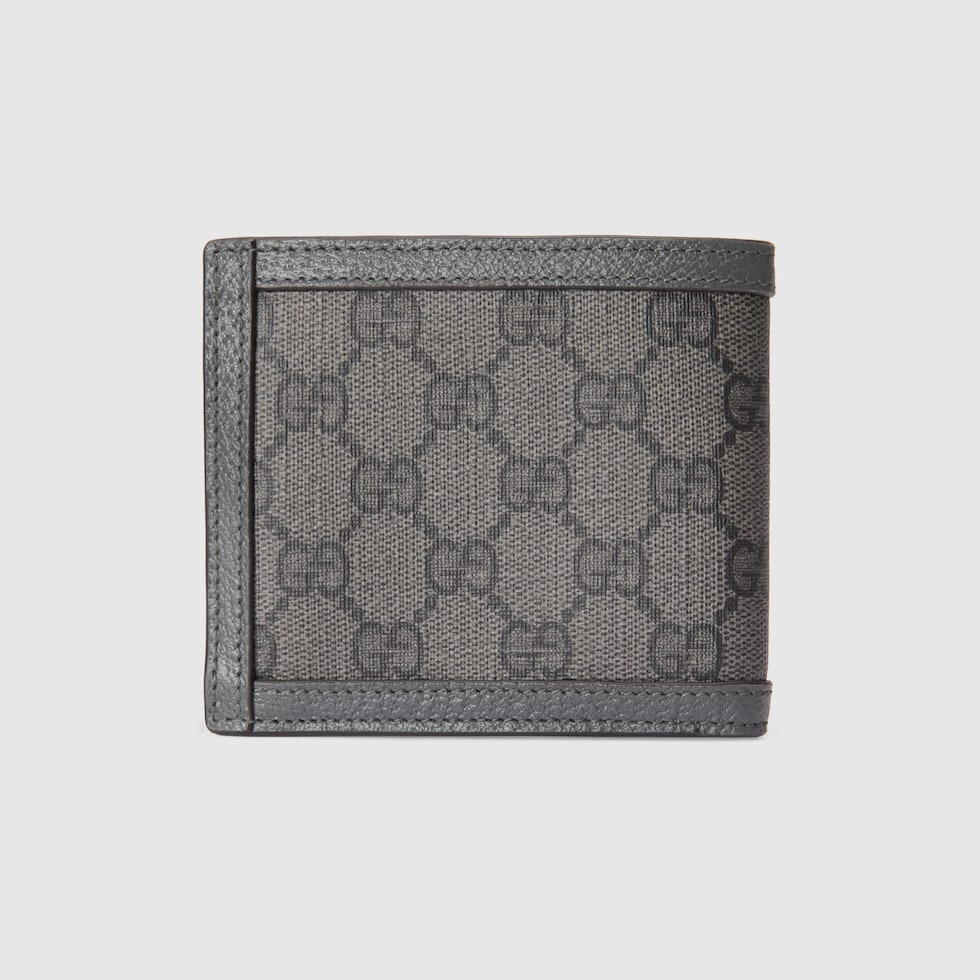 Ophidia coin wallet in grey and black Supreme | GUCCI® UK