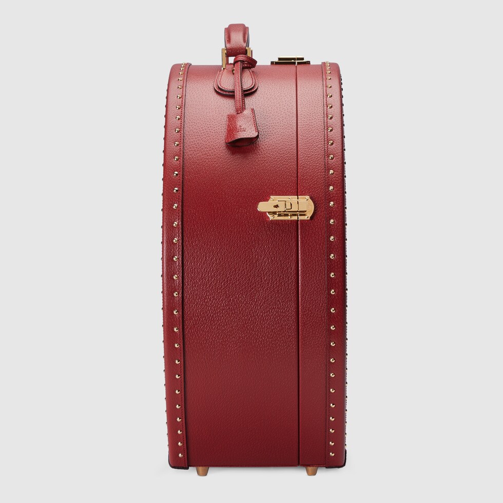 Gucci Savoy hat box in red leather | GUCCI® NL
