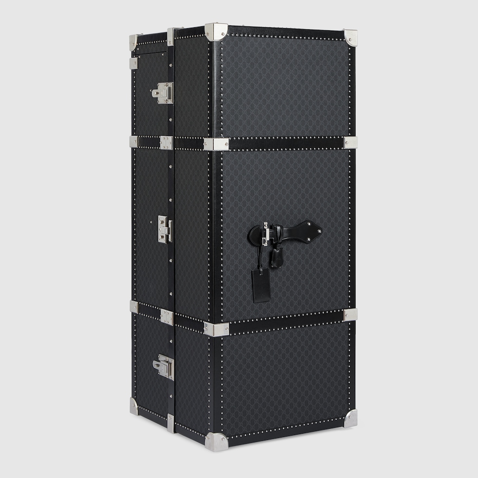 GG rigid trunk in black Supreme | GUCCI® UK