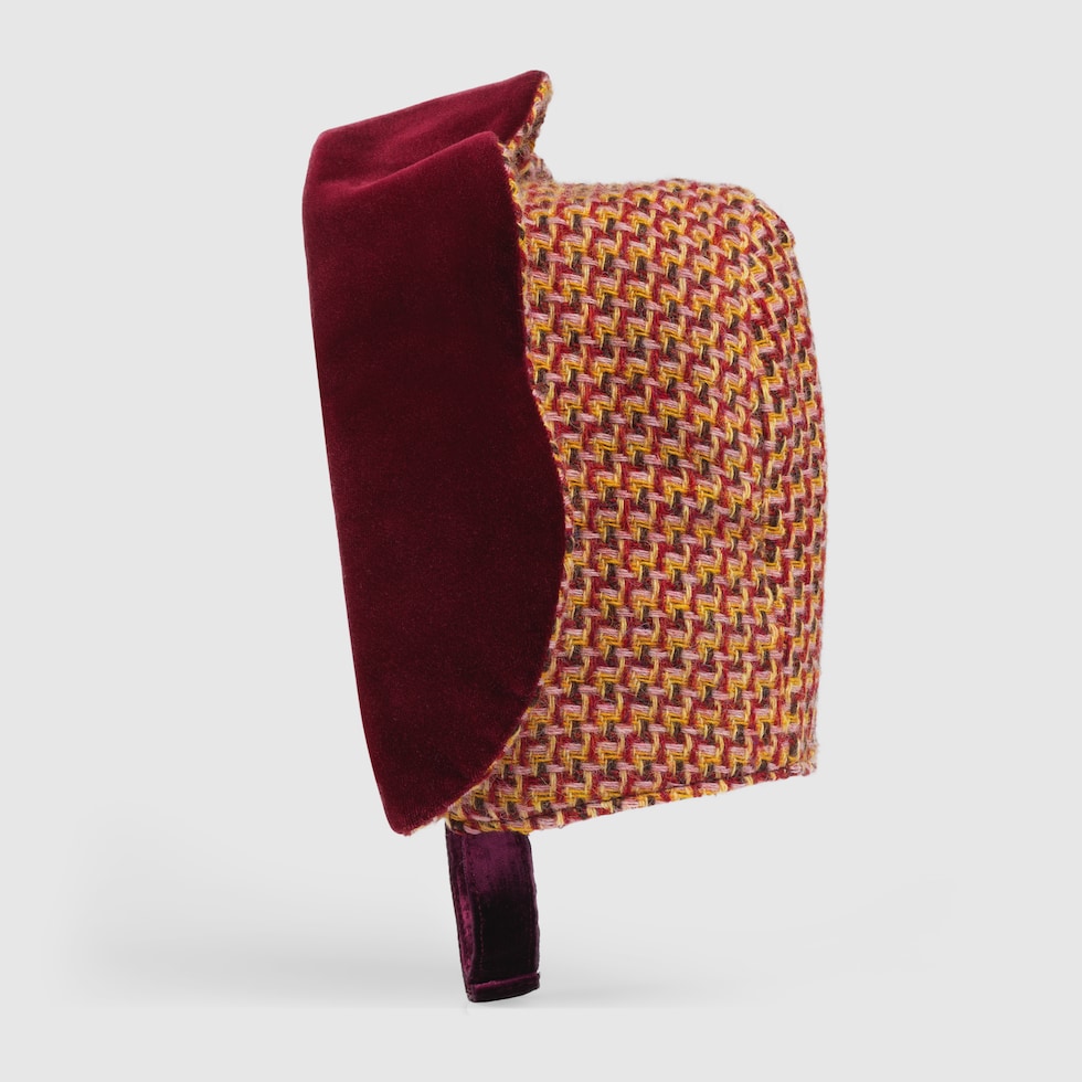 Baby tweed wool hat in multicolor | GUCCI® UK