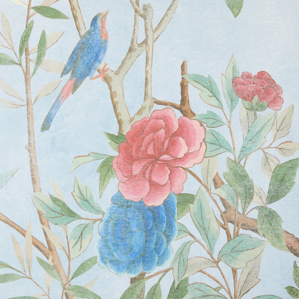 Papel pintado con estampado Tian en azul claro | GUCCI® ES