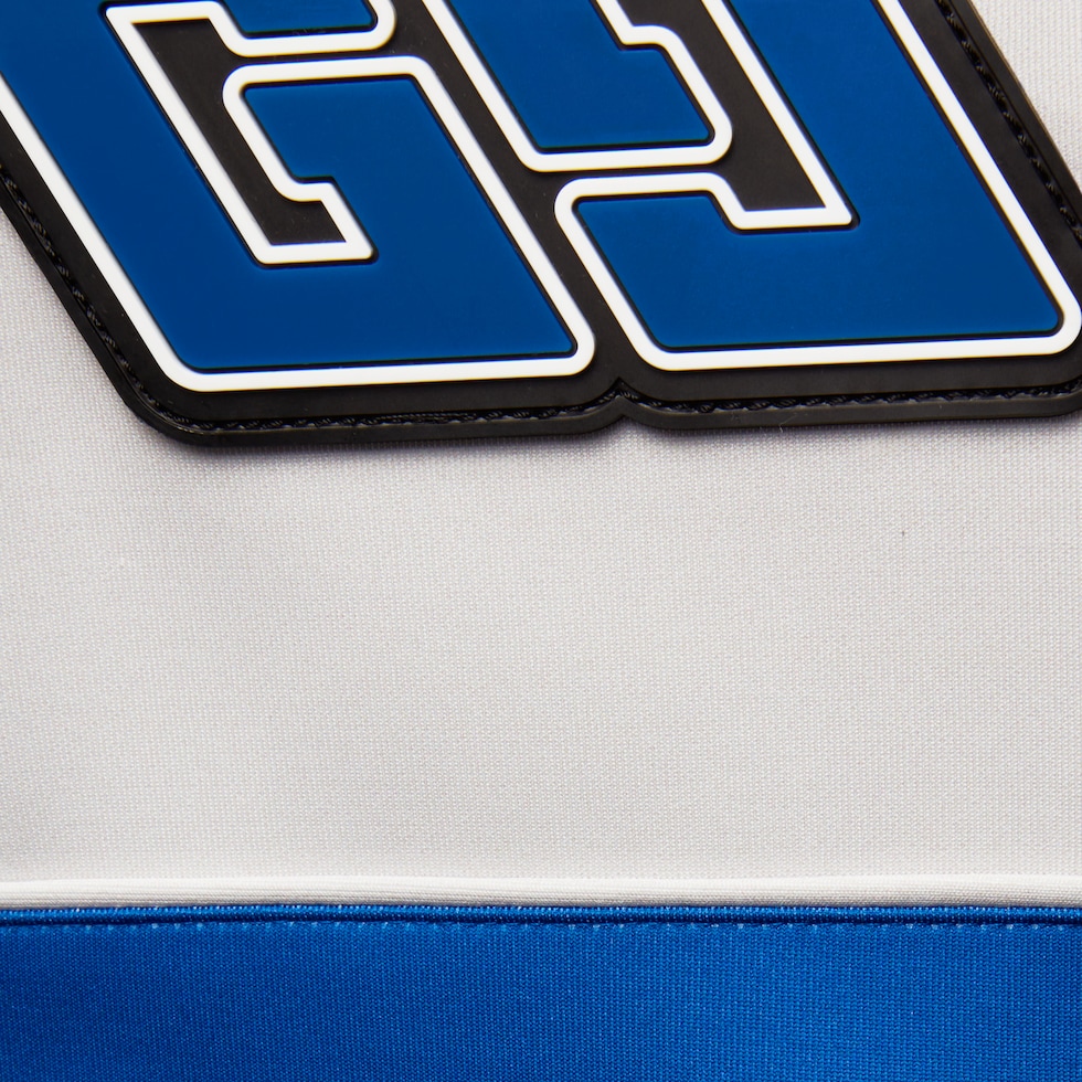 เสื้อแจ็คเก็ต Light neoprene zip jacket inสีน้ำเงิน สีขาว และสีดำ ...