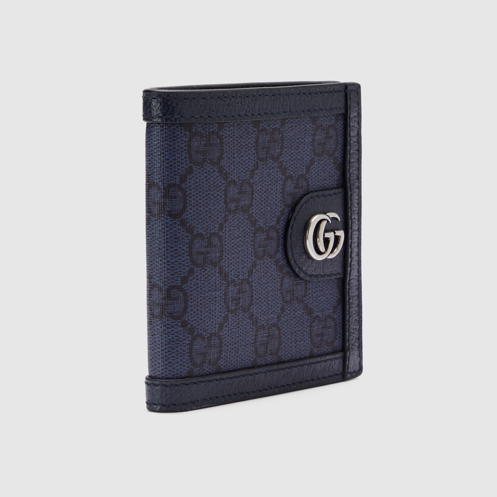 Ophidia wallet in blue and dark blue Supreme | GUCCI® NL