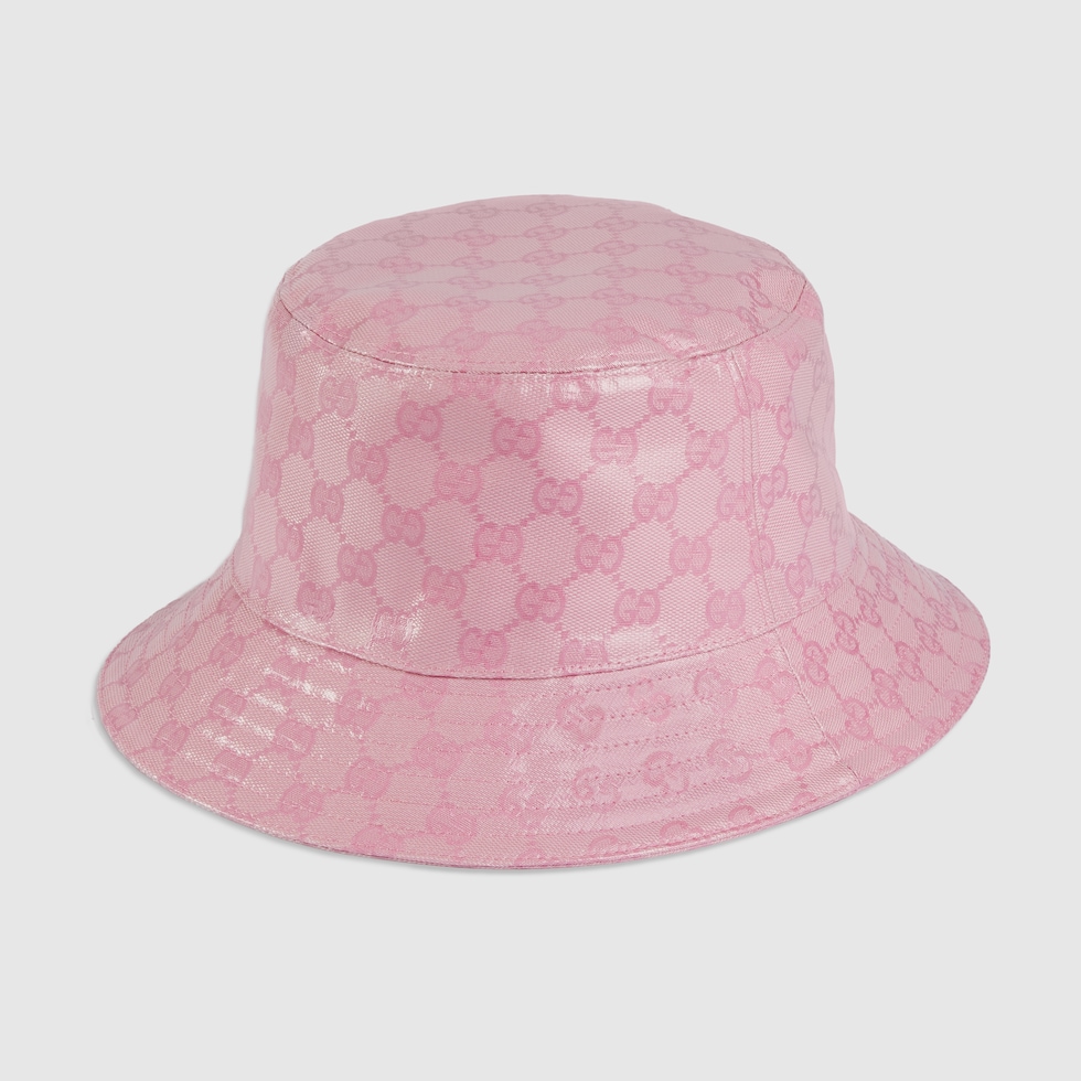 GG Crystal bucket hat in pink | GUCCI® IE