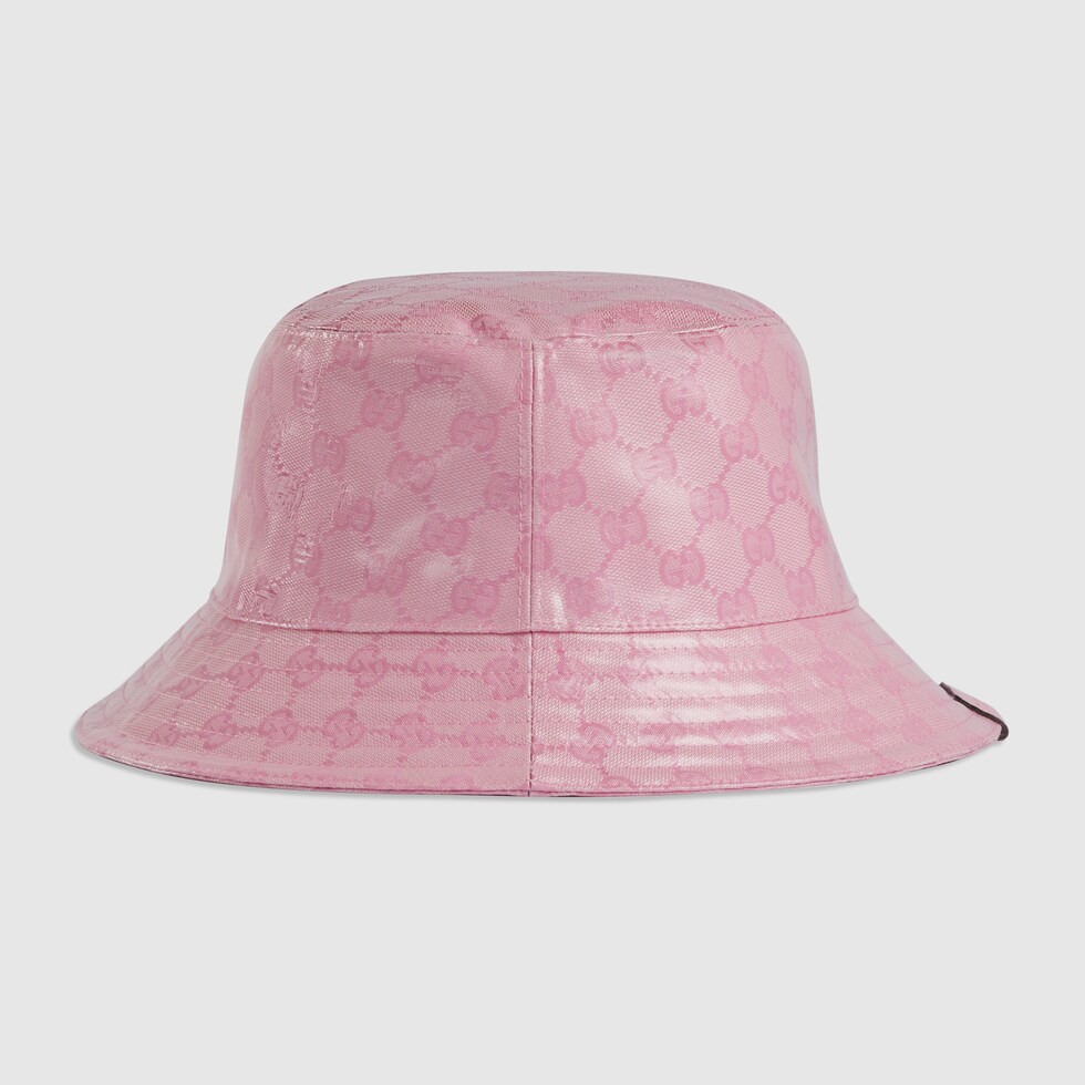 GG Crystal bucket hat in pink | GUCCI® IE