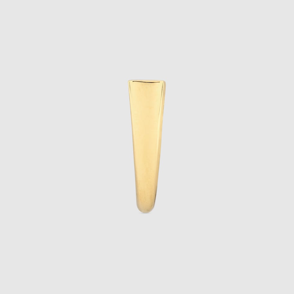 'GUCCI' letter ring in gold-toned | GUCCI® US