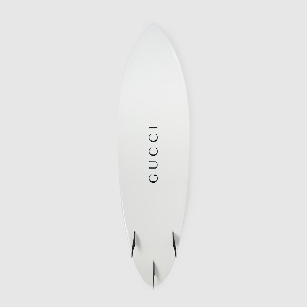 Web surfboard in white polyurethane | GUCCI® UK