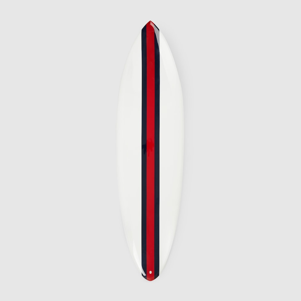 กระดานโต้คลื่น Web surfboard inโพลียูรีเทนสีขาว | GUCCI® TH