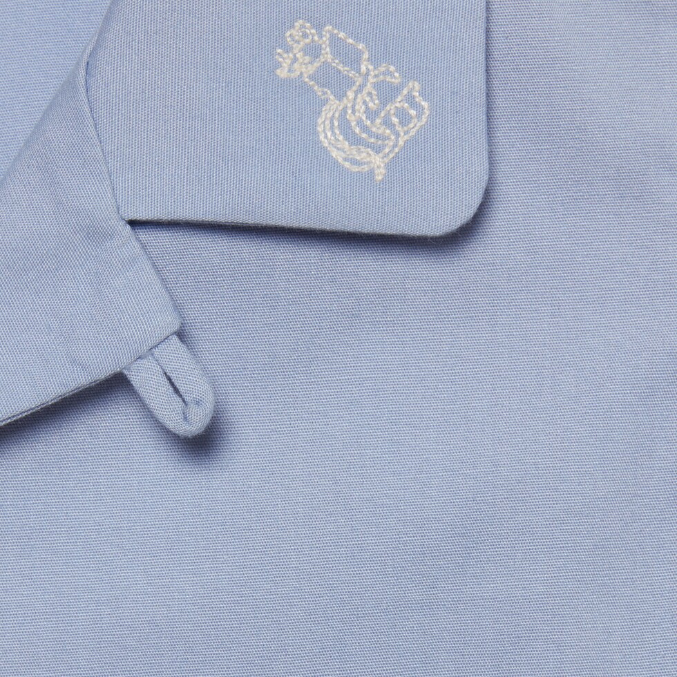 Peter Rabbit™ x Gucci cotton shirt in blue | GUCCI® AE