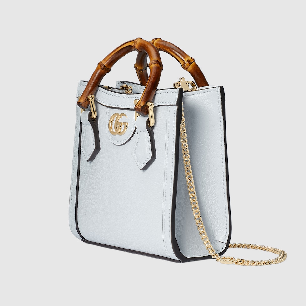 Gucci Diana nano bag in light blue leather | GUCCI® AE