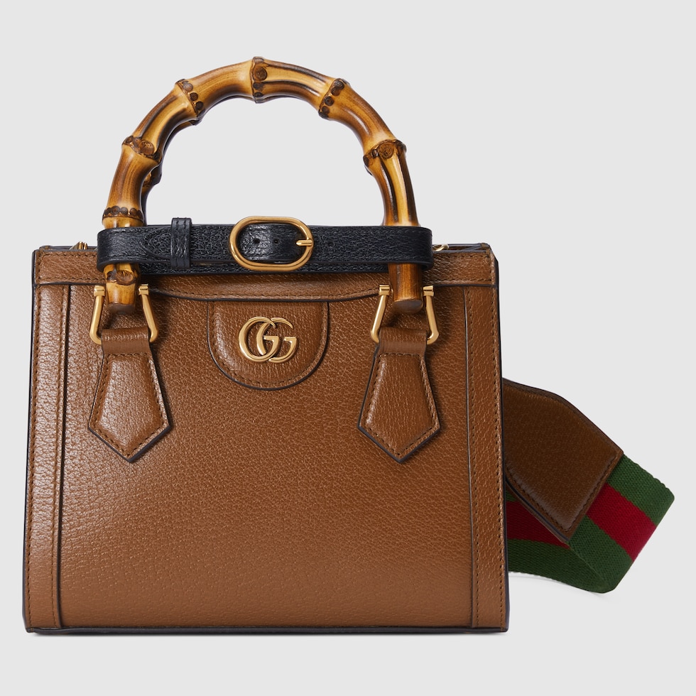 Gucci Diana mini tote bag in cuir leather | GUCCI® US