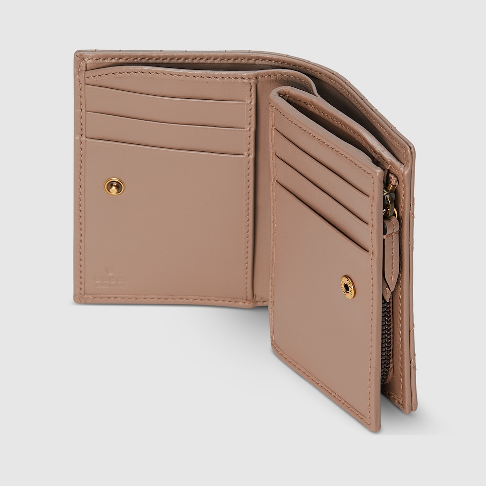 GG Marmont wallet in dusty pink | GUCCI® NO