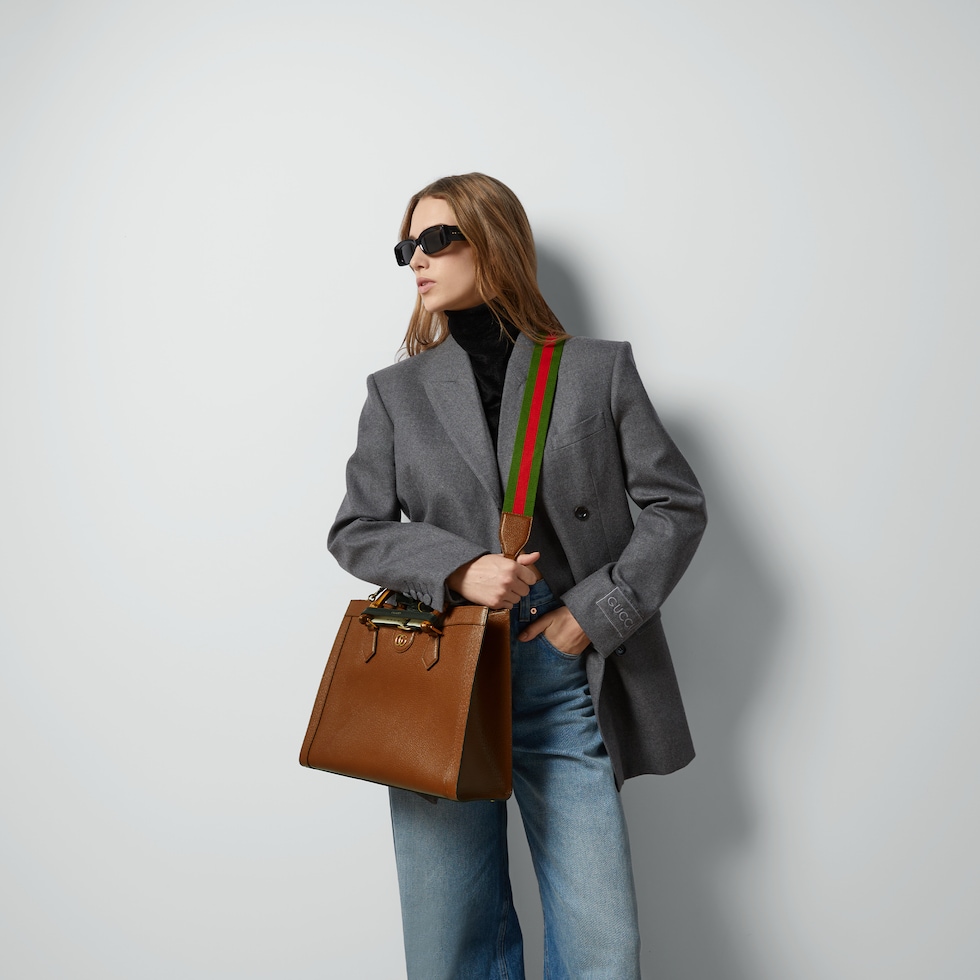 Gucci Diana large tote bag in cuir leather | GUCCI® US