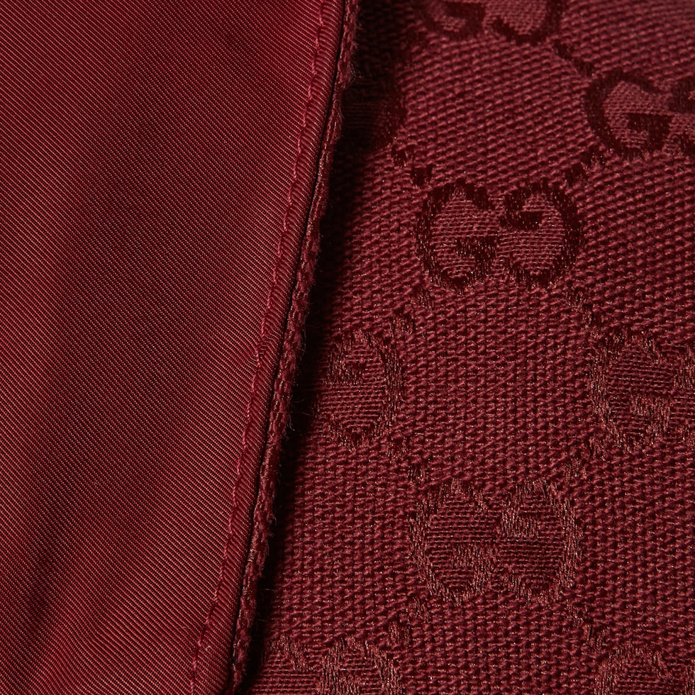 Reversible GG canvas jacket in rosso ancora | GUCCI® AU