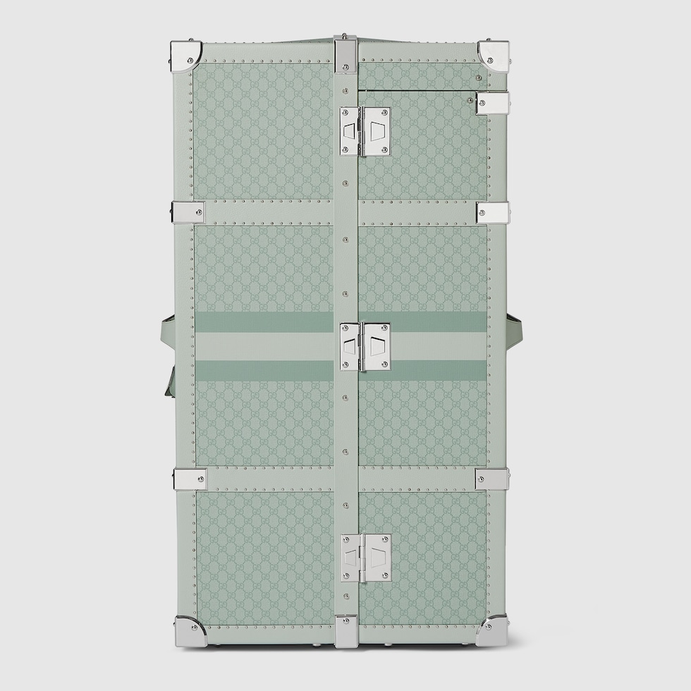 Ophidia large trunk in pale green GG Supreme | GUCCI® AU