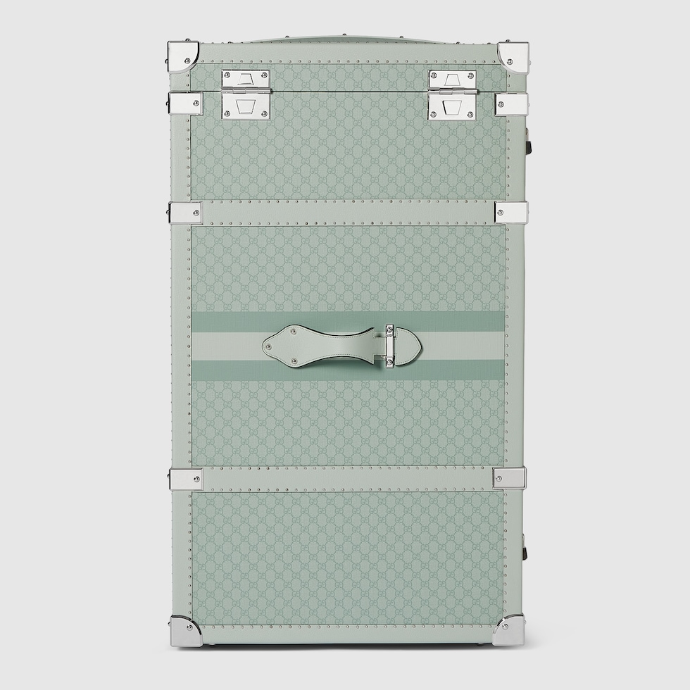 Ophidia large trunk in pale green GG Supreme | GUCCI® AU