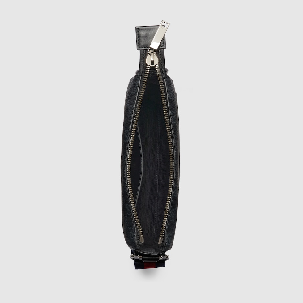 GG Black small messenger bag in black GG Supreme | GUCCI® US
